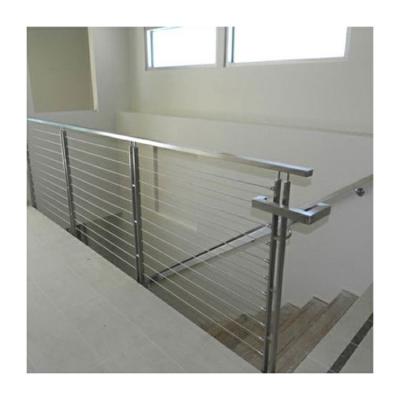 Cina Horizontal patio fence porch railing with wire single strand fence wire in vendita