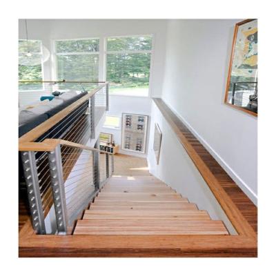 Cina Gate for patio deck wire banister railing cross wire fence in vendita