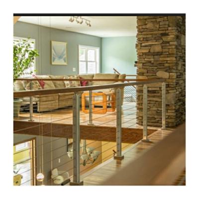 Cina Fencing for patio area stairs with wire railings iron wire fence in vendita