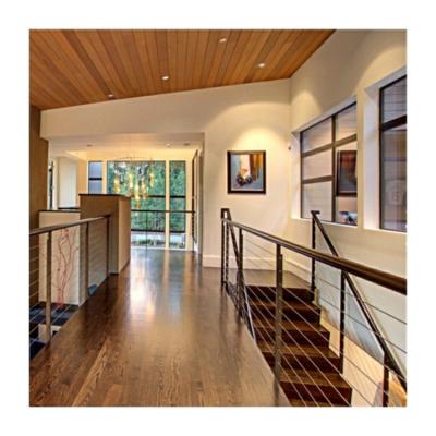 Cina Vinyl patio fence black wire deck railing hard wire fence in vendita