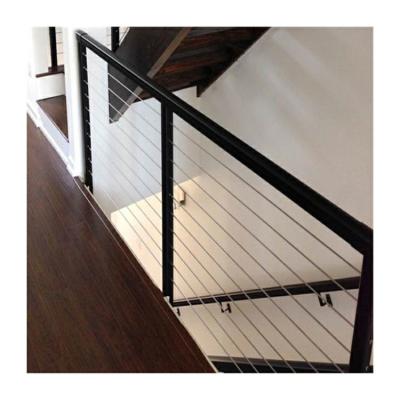 Cina Modern patio fence diy wire deck railing 2 x 4 wire fence in vendita