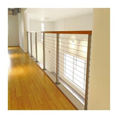 Cina Front patio fence bull wire deck railing fencing wire mitre 10 in vendita