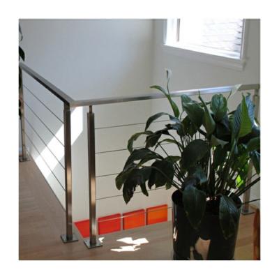 Cina Glass patio fence wire deck railing ideas rail fence with wire in vendita