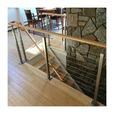 Cina Portable patio fence wire stair railing systems pipe and wire fence in vendita