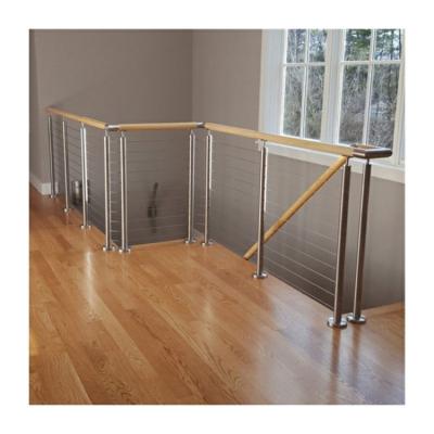 Cina Patio handrail interior wire railing 3 strand barbed wire fence in vendita