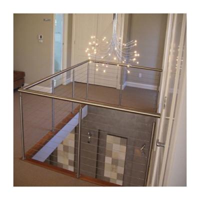 Cina Patio fence steel wire deck railing wire fence privacy slats in vendita