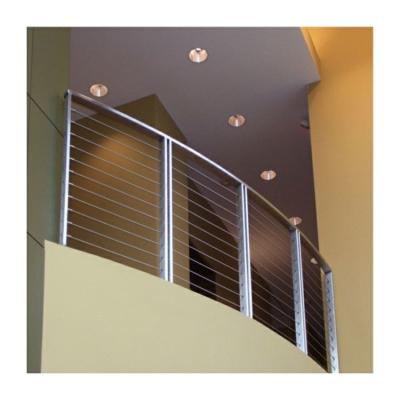 China Fence balcony horizontal wire deck railing 1x1 wire fence à venda