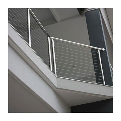 China Frameless glass balcony railing tension wire railing petsafe invisible fence wire à venda