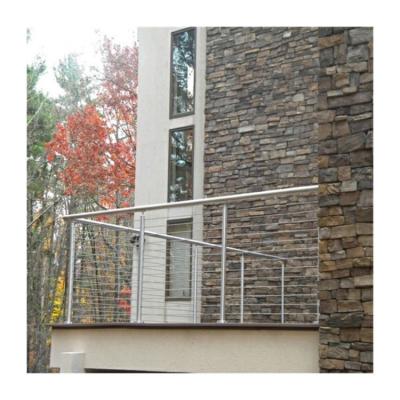 China Frameless glass balcony railing tension wire railing petsafe invisible fence wire à venda