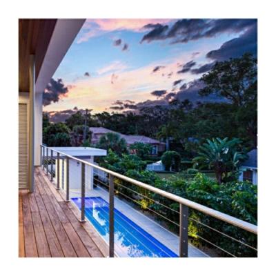 Cina Balcony glass balustrade fence cable for sale invisible fence wire break locator in vendita