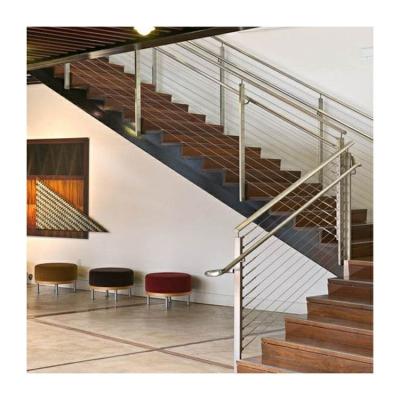China Staircase cke cable railing putting up wire fence en venta