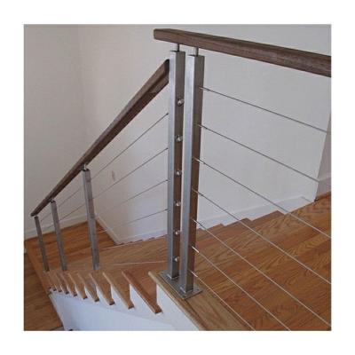 China Staircase diy cable wire deck railing barbed wire fence tractor supply en venta