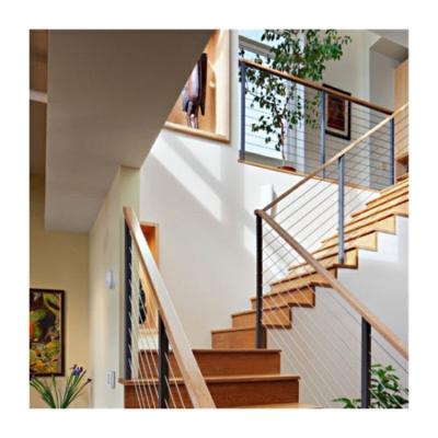 China Staircase custom cable railing cost to install barbed wire fence Te koop