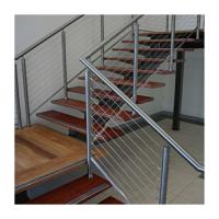 China Staircase custom cable railing cost to install barbed wire fence for sale