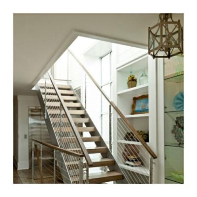 China Staircase custom cable railing cost to install barbed wire fence Te koop