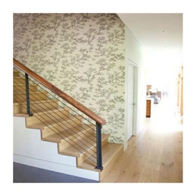 Cina Staircase cable railing price green coated wire fencing in vendita