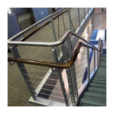 Cina Aluminum deck stair railing cable pool fence post wire fence in vendita