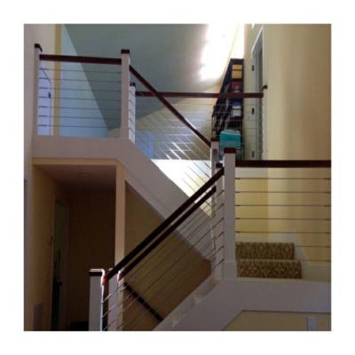 Cina Aluminum deck stair railing cable pool fence post wire fence in vendita