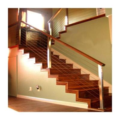 中国 Metal deck stair railing diy interior cable railing welded wire garden fence 販売のため
