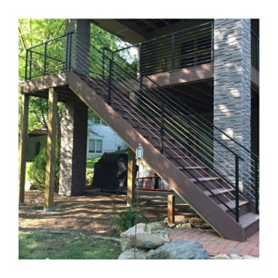 中国 Outdoor deck stair railing pipe and cable fence wire fence styles 販売のため