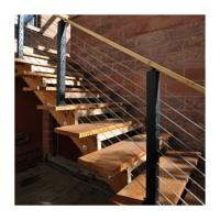 China Building deck stair railings cable railing interior plain wire fencing for sale