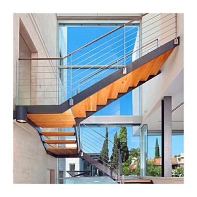 中国 Frameless glass balustrade stairs cable railing kit canada stainless steel fence wire 販売のため