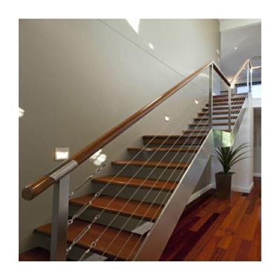 中国 Glass balusters for staircase diy stainless steel cable railing chain link fencing wire 販売のため