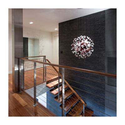 Cina Pressure treated stair handrail cable median barrier t post wire fence in vendita