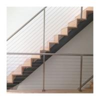 China Aluminum railing for stairs cable railing code heavy duty wire fencing for sale