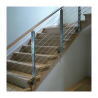 China Aluminum railing for stairs cable railing code heavy duty wire fencing for sale