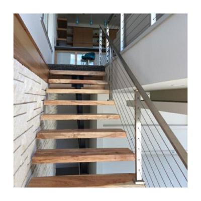 Cina Railings for stairs outside aircraft cable stair railing 4 board fence with wire in vendita