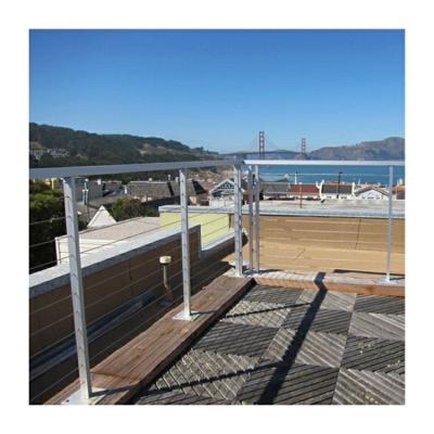 Cina Tin roof fence front porch cable railing double loop wire fencing in vendita