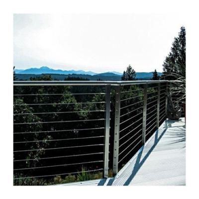 China Roof hatch railing post and cable railing system 6ft wire fence Te koop