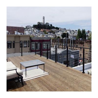 Cina Roof balustrade wire cable railing hardware wire backed silt fence in vendita
