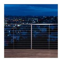 China Roof handrail cable deck railing systems cost fence wire puller for sale