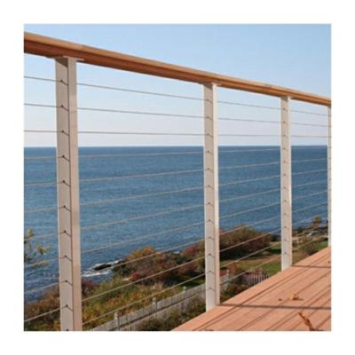 Cina Roof handrail cable deck railing systems cost fence wire puller in vendita