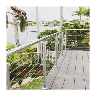 Cina Porch railing posts cable railing metal posts cost of barbed wire fence per foot in vendita
