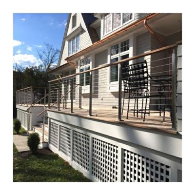 中国 Custom porch railing horizontal cable railing systems wire fence staples 販売のため