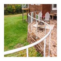 China Concrete porch railing cable railing components deer fence wire for sale