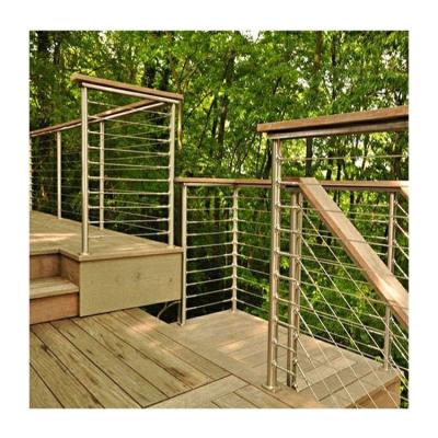 Cina Handrails for porch steps metal cable railing systems wire garden fence in vendita