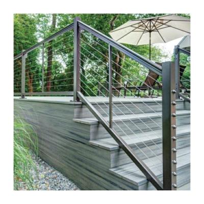 Cina White porch railing cable railing design wire fencing in vendita