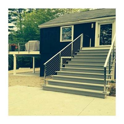 Cina White porch railing cable railing design wire fencing in vendita