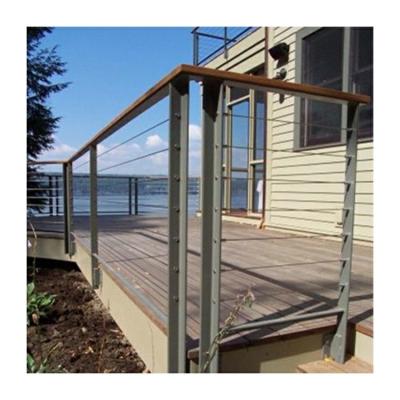 Cina Front porch handrail cable handrails for stairs tensile wire fence in vendita