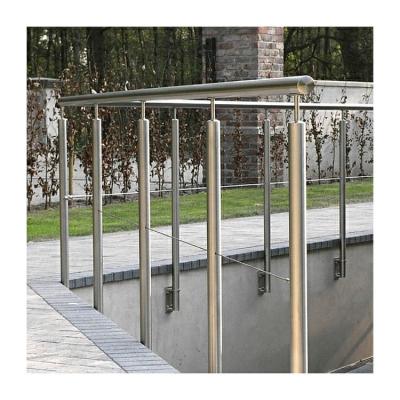 Cina Porch step railing metal cable deck railing build wire garden fence in vendita