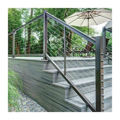 Cina Wrought iron porch railing patio cable railing rail and wire fence in vendita