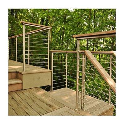 Cina Wrought iron porch railing patio cable railing rail and wire fence in vendita