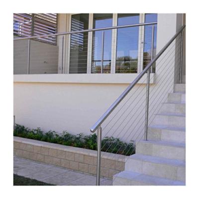 Cina Porch handrails stainless cable fence white wire fence in vendita