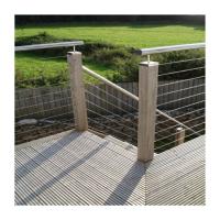 China Cattle panel porch cable balcony railing square wire fence material for sale