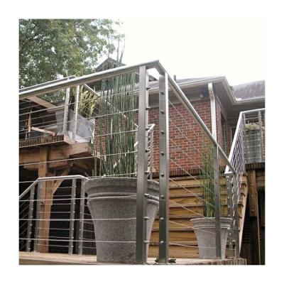 中国 Porch rail balusters cable porch railing system simple wire fence 販売のため