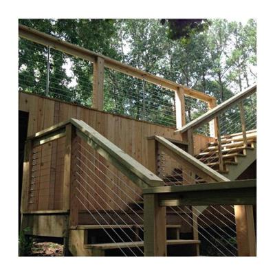 Cina Hog panel porch railing cable handrail kits building a welded wire fence in vendita